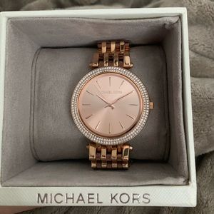 Michael Kors Accessories | Gold Watch W Diamond Face | Poshmark
